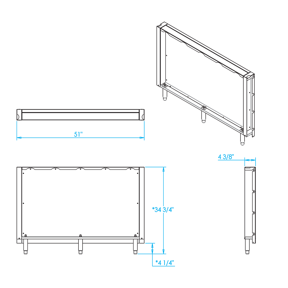 Signature K1000HB Grill Back Panel | Kalamazoo Outdoor Gourmet