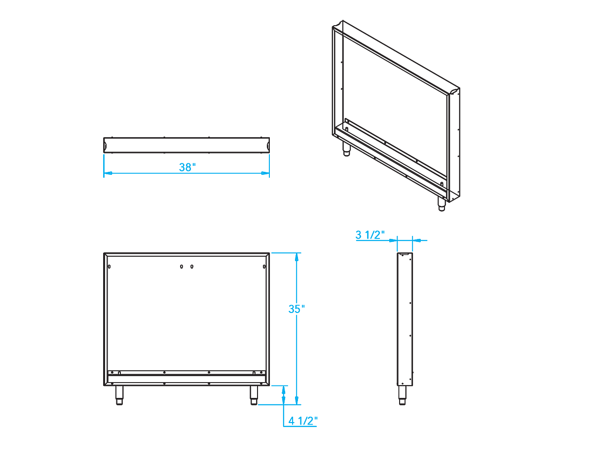Arcadia K750HB Grill Back Panel | Kalamazoo Outdoor Gourmet